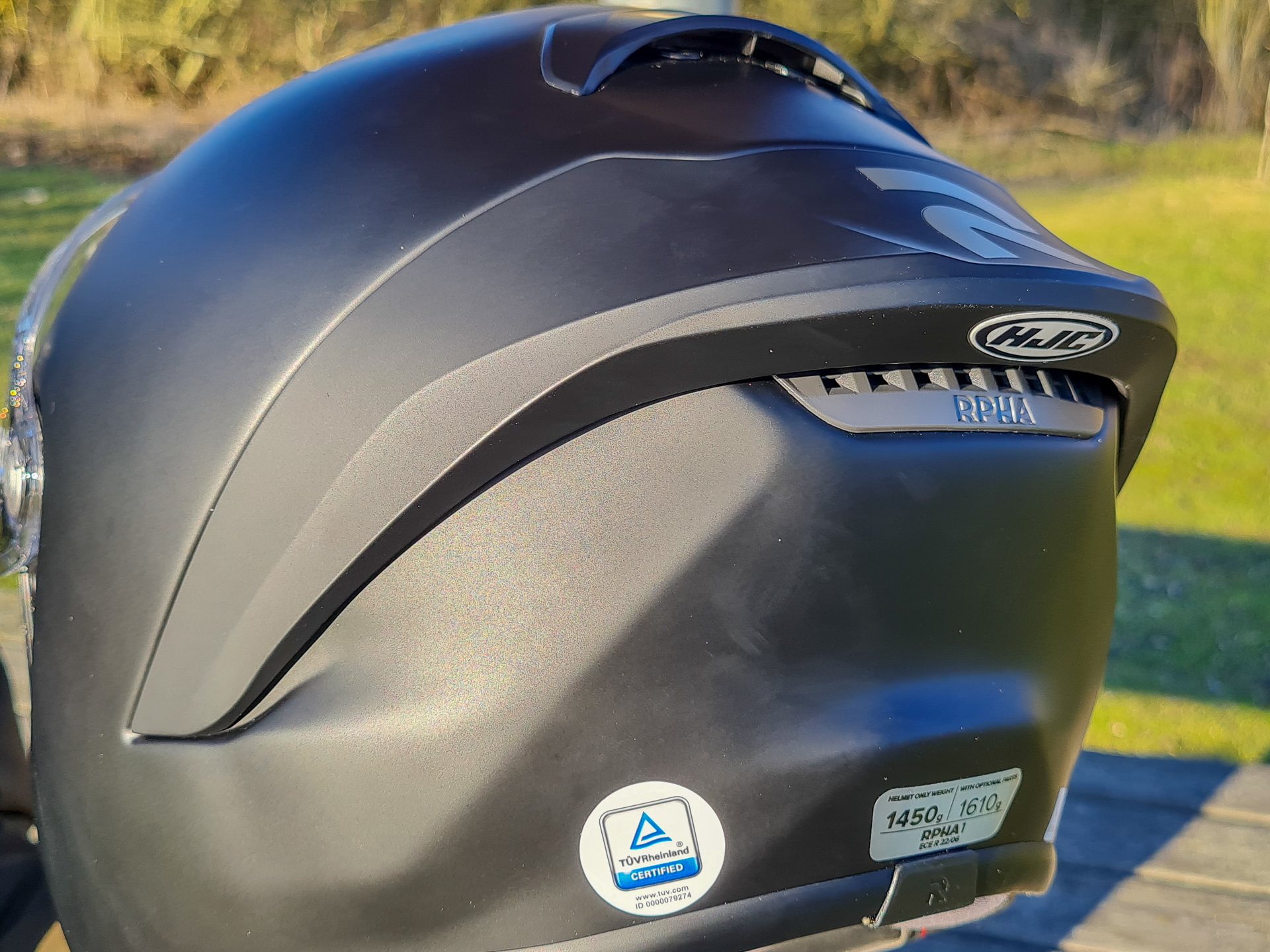 HJC Rpha 1 - spoiler et extraction ~ EnjoyTheRide